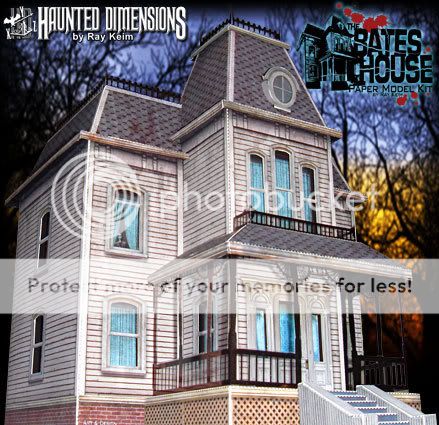 The Bates House Paper Model Kit - Page 2