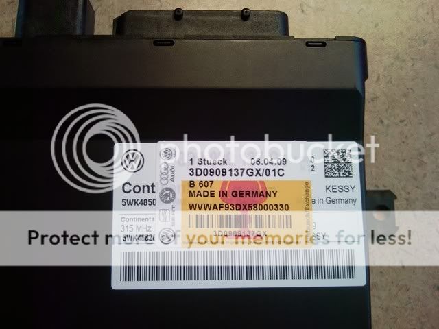 Phaeton- new Start/Access (Kessy) module coding | VW Vortex ...